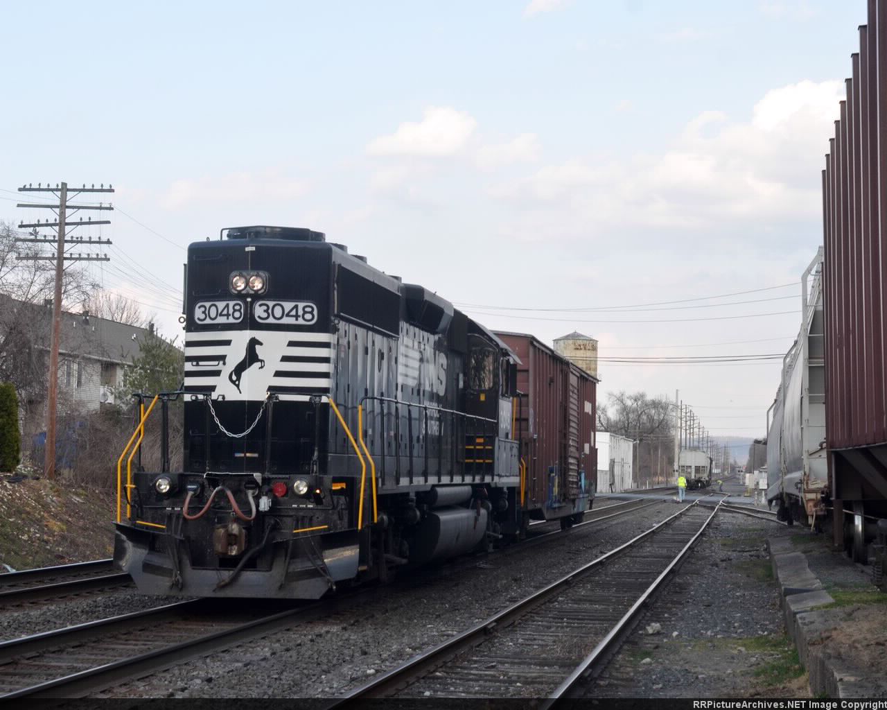 NS 3>48 sits as 3421 works